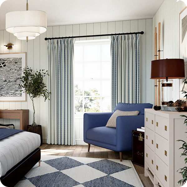 Striped & Checked Curtains | 247 Curtains